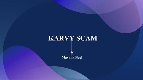 Karvy | PPT