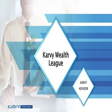Karvy Wealth League- Karvy Advisor | PPTX