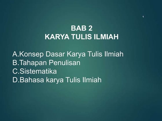 Materi Bahasa Indonesia Kelas XI (Karya Ilmiah) | PPTX