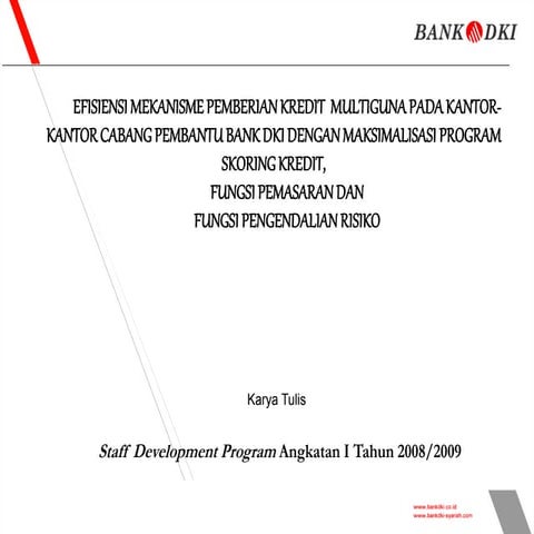 Karya Akhir Staff Development Program.... | PPT