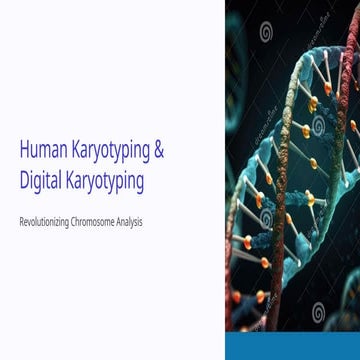 Karyotyping in Genetics (Zoological Analysis) | PPTX