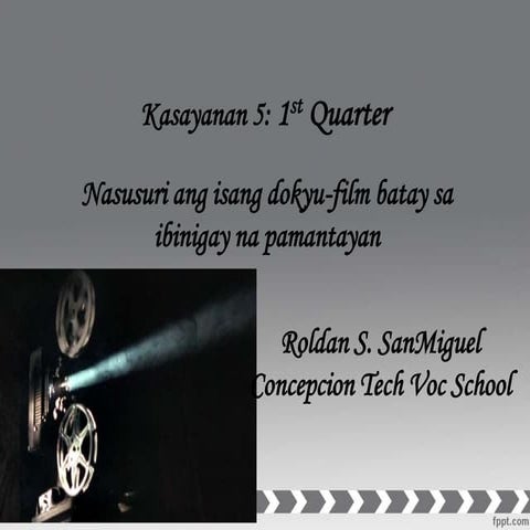 Kasanayan 5 dokyu-film | PPT