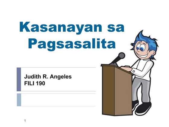 Pagsulat ng talumpati | PPTX