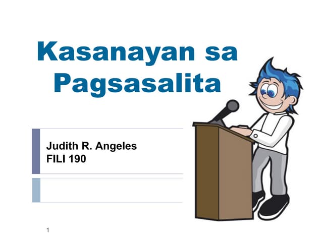 Kasanayan sa pakikinig | PPTX