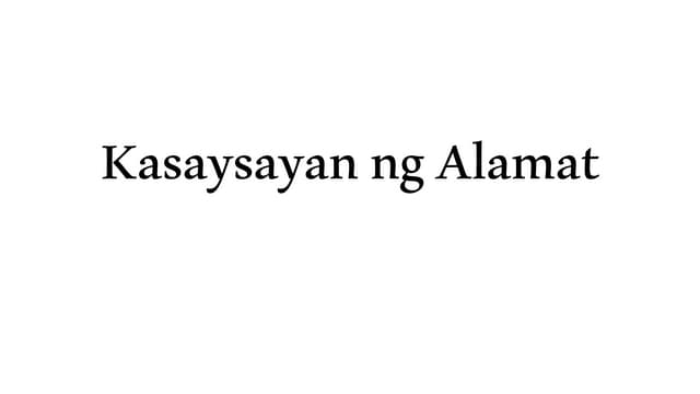 Ako si Jia Li, Isang ABC kaya naman isaalang alang | PPTX
