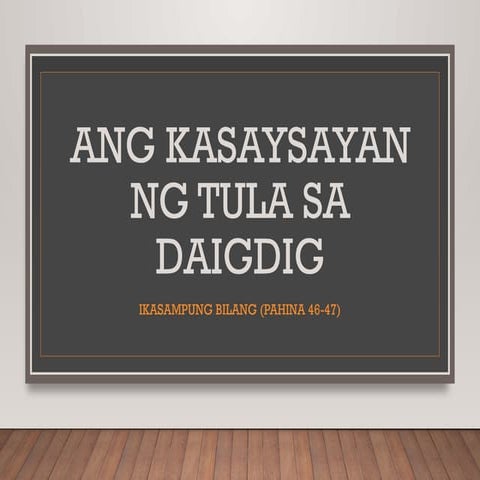 Kasaysayan_ng_Tula at mga panitikan na impluwensya nito | PPTX