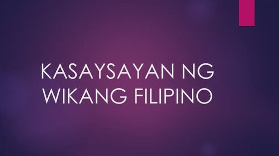 Maikling Kasaysayan Ng Linggo Ng Wika Buwan Ng Wika Sabihin Ang 'Happy