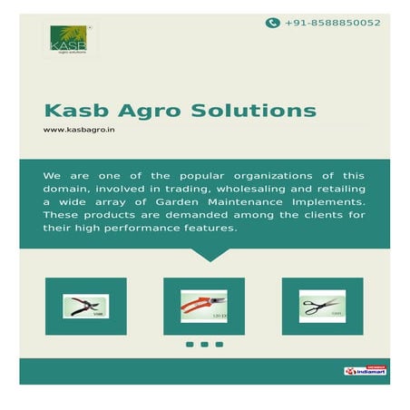 Kasb agro-solutions | PDF