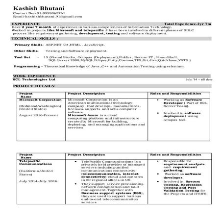 Kashish bhutani cv | DOCX
