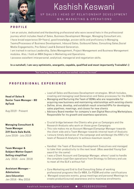 CV business development | PDF