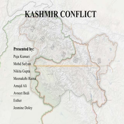 Kashmir conflict | PPTX