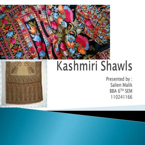 kashida of Kashmir embroidery presentation .pptx