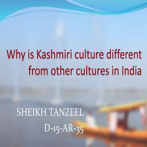 Kashmir presentation | PPTX