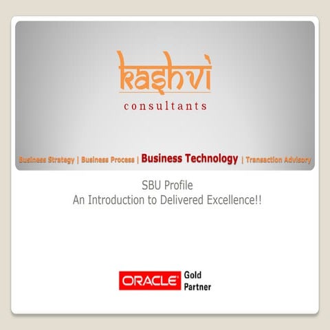 Kashvi Consultants Technology SBU Profile | PDF