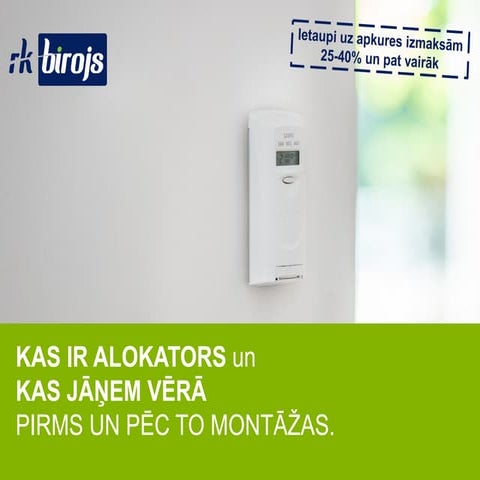 Kas ir alokators un kas jāņem vērā pirms un pēc to montāžas | PDF