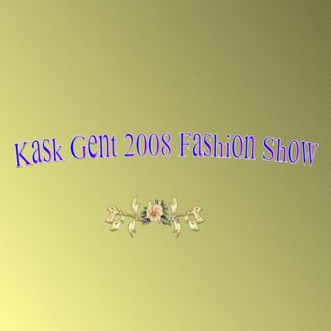 Kask Gent 2008 Fashion Show | PPS