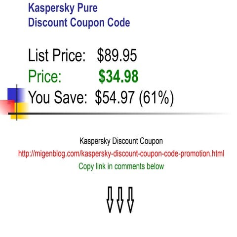 Kaspersky pure discount coupon code | PPT | Coupons and Discounts ...
