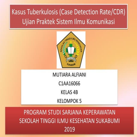 Kasus tuberkulosis (case detection rate) | PPTX