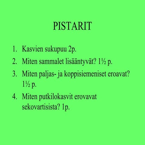 Kasvit | PPT