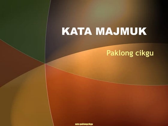 Menulis kata majmuk | PPTX