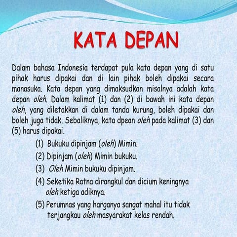 Kata depan | PPTX