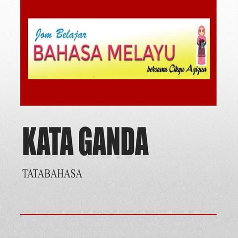 Kata ganda | PPTX