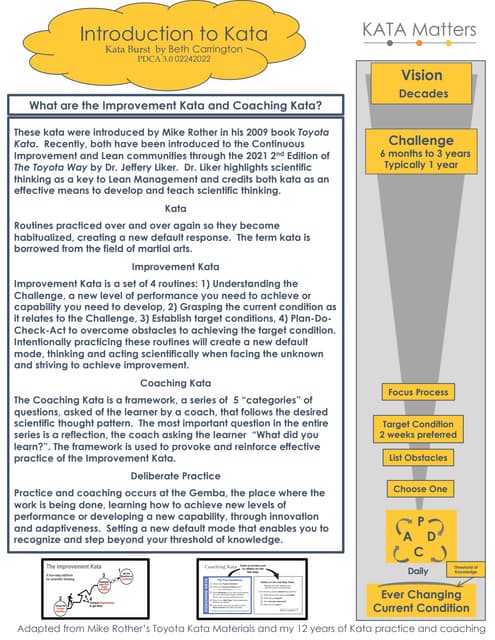 Vision to Action with the Improvement Kata | PPT