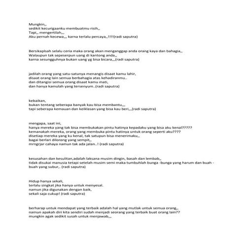 Kata kata radi | PDF