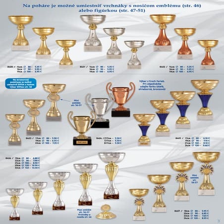 Katalóg športových trofejí II | PDF