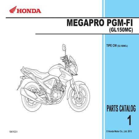 Katalog suku-cadang-honda-new-mega-pro-fi-kye | PDF | Sports Equipment ...