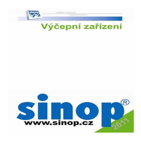 Katalog SINOP CB 2011 | PDF