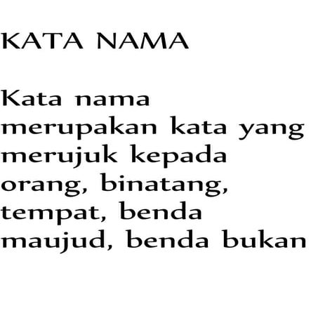 Kata nama | DOCX
