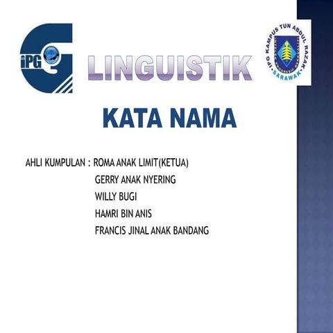 Kata nama presentation[1] | PPTX