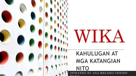 Banghay Aralain sa Filipino: Conative, informative, at labeling na ...