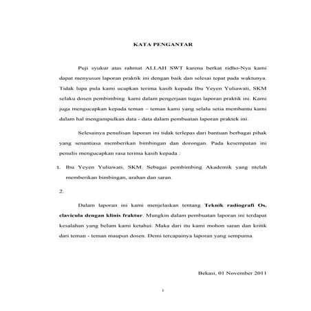 Kata pengantar | DOC