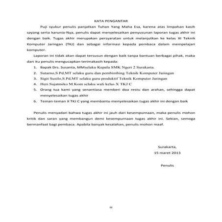 Kata pengantar | DOCX