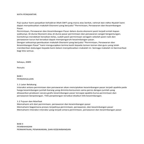 Kata pengantar | DOCX