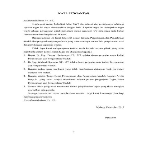 Kata pengantar | DOC