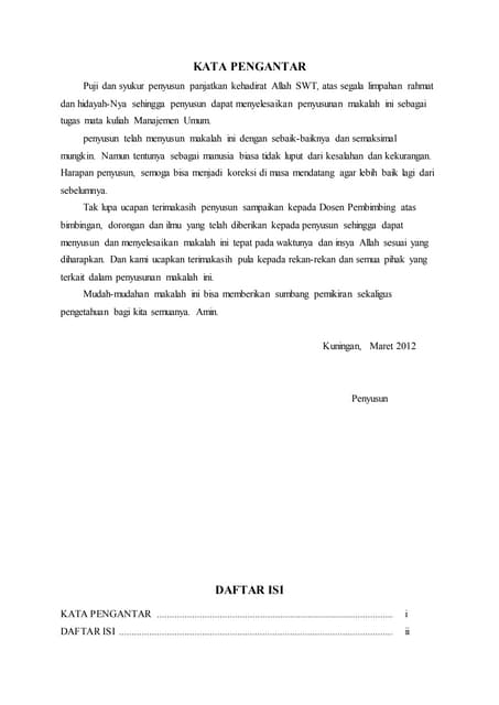 Kata pengantar | DOCX