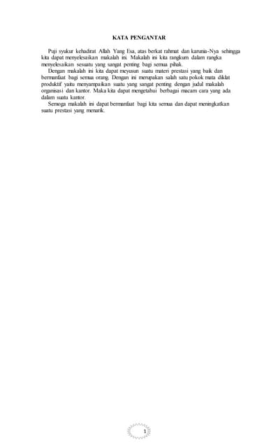 Kata pengantar | DOCX