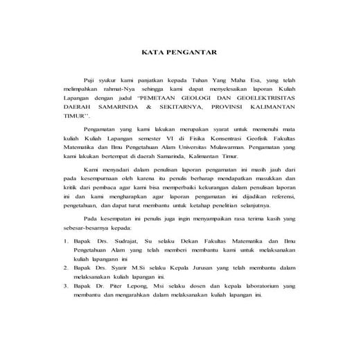 Kata pengantar | DOC