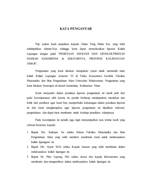 Kata pengantar | DOC