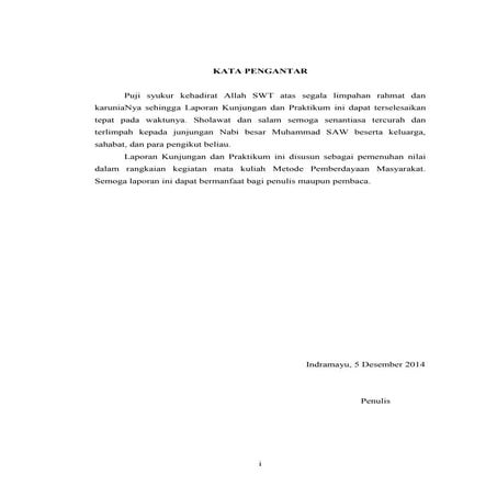 Kata pengantar | PDF