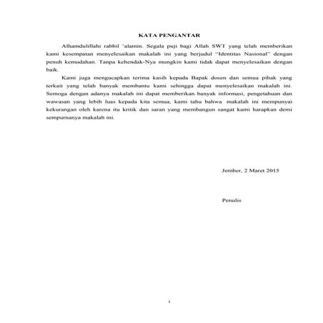 Kata pengantar | DOC