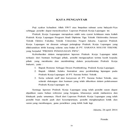 Kata pengantar | PDF