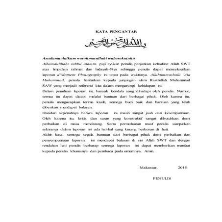 Kata pengantar | DOCX