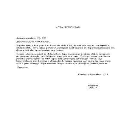 Kata pengantar | DOCX