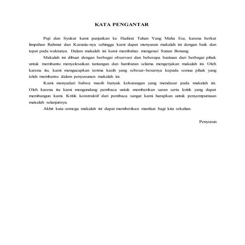 Kata pengantar | DOCX