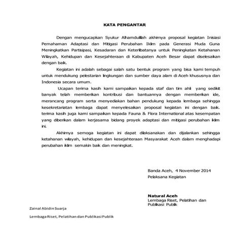 Kata pengantar | DOCX