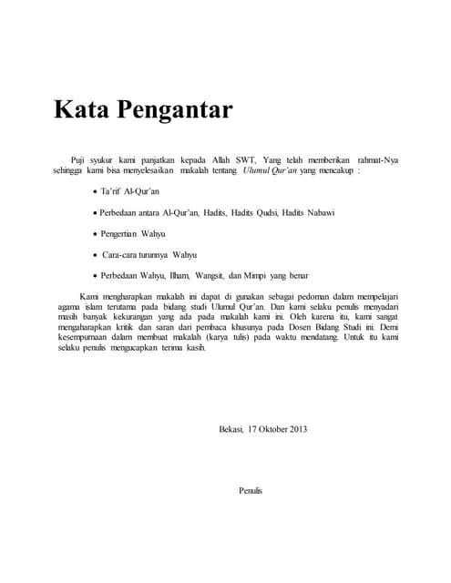 Kata pengantar | PDF